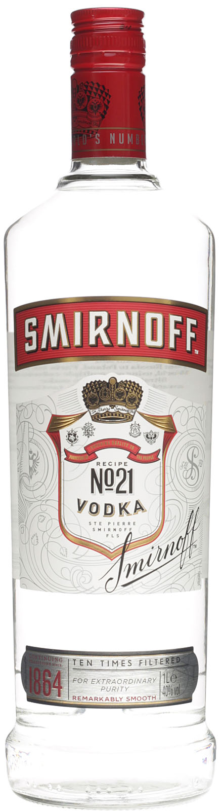 Smirnoff Vodka Red Label 1 Liter im Shop kaufen