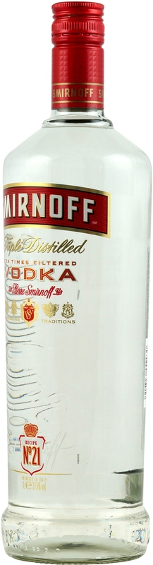 Smirnoff Vodka Red Label hier bei uns im Onlineshop