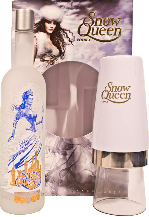 Snow Queen Vodka - Snow Queen Vodka mit doppeltem Gold