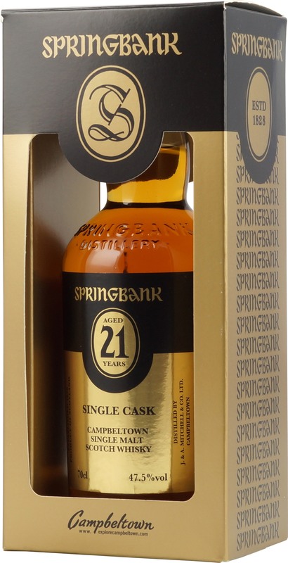 Springbank 21 Jahre Single Cask Edition 700ml 47,5% Vol
