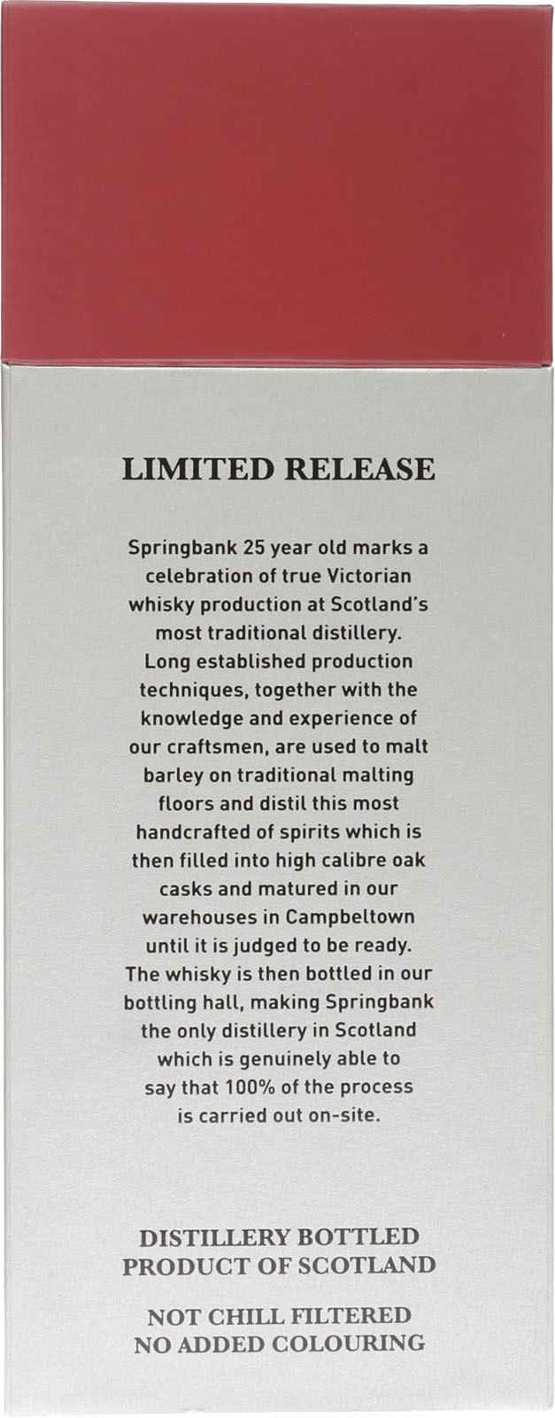 Springbank 25 Jahre Release 2022 bei uns im Shop kaufen