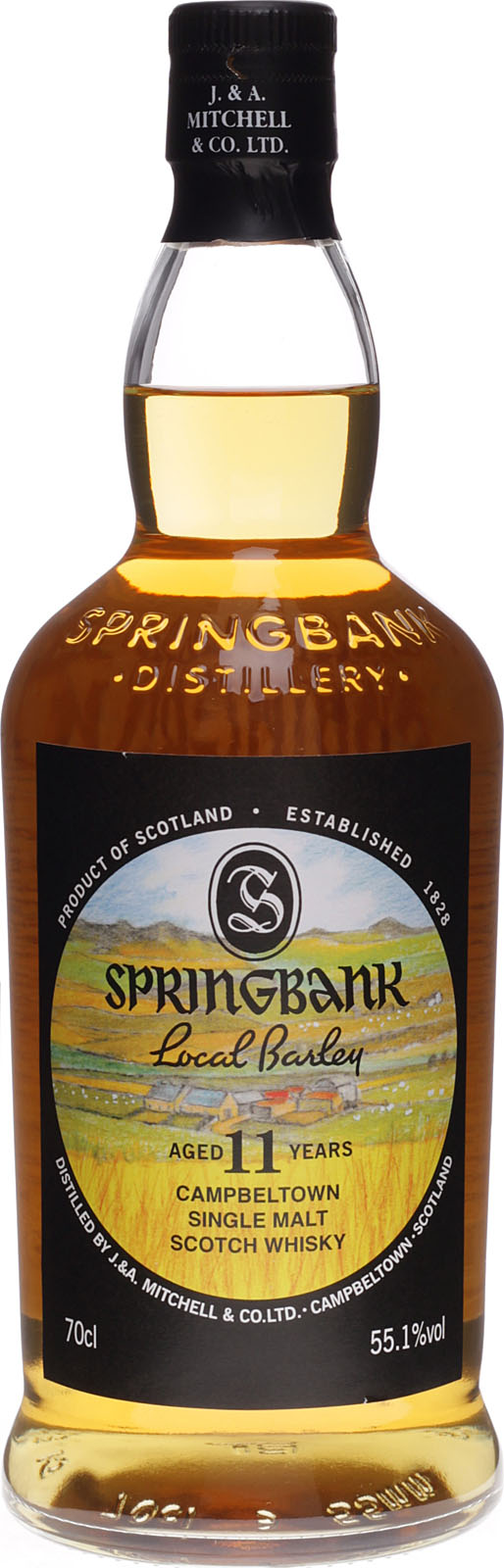 Springbank Local Barley Whisky 11 Jahre mit 0,7 Liter