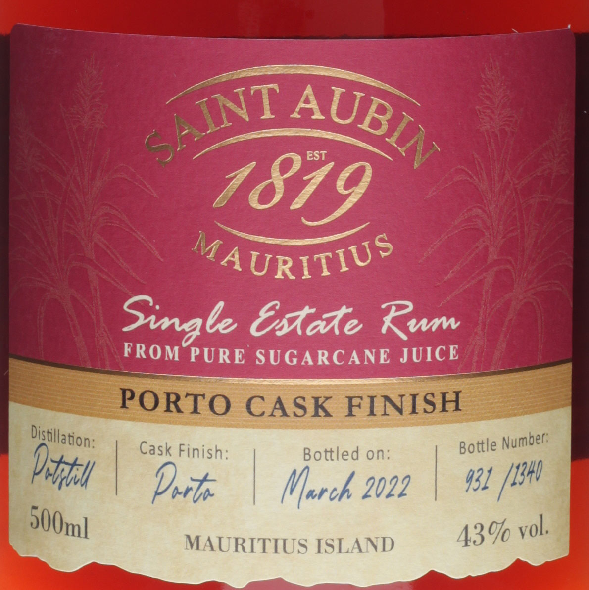 St. Aubin Cask Finish Porto 0,5 Liter bei uns im Shop k
