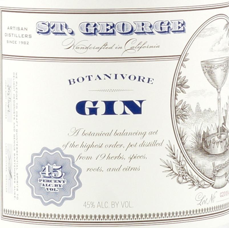 St. George Botanivore Gin 700ml 45% Vol. im Shop kaufen
