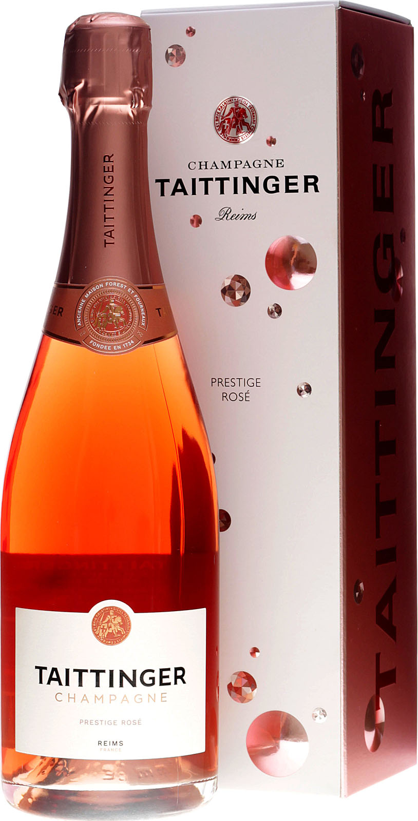 Taittinger Rose Prestige Champagner hier im Shop