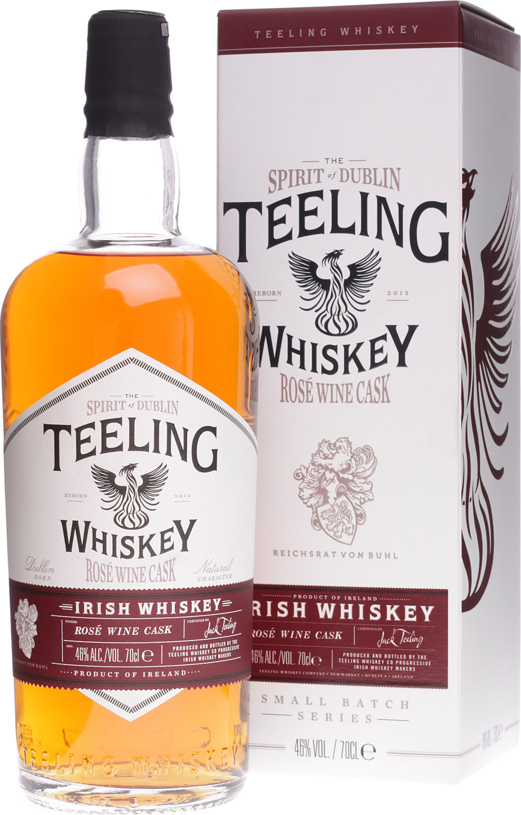 Teeling Irish Whiskey Rose Wine Cask 0,7 Liter hier im