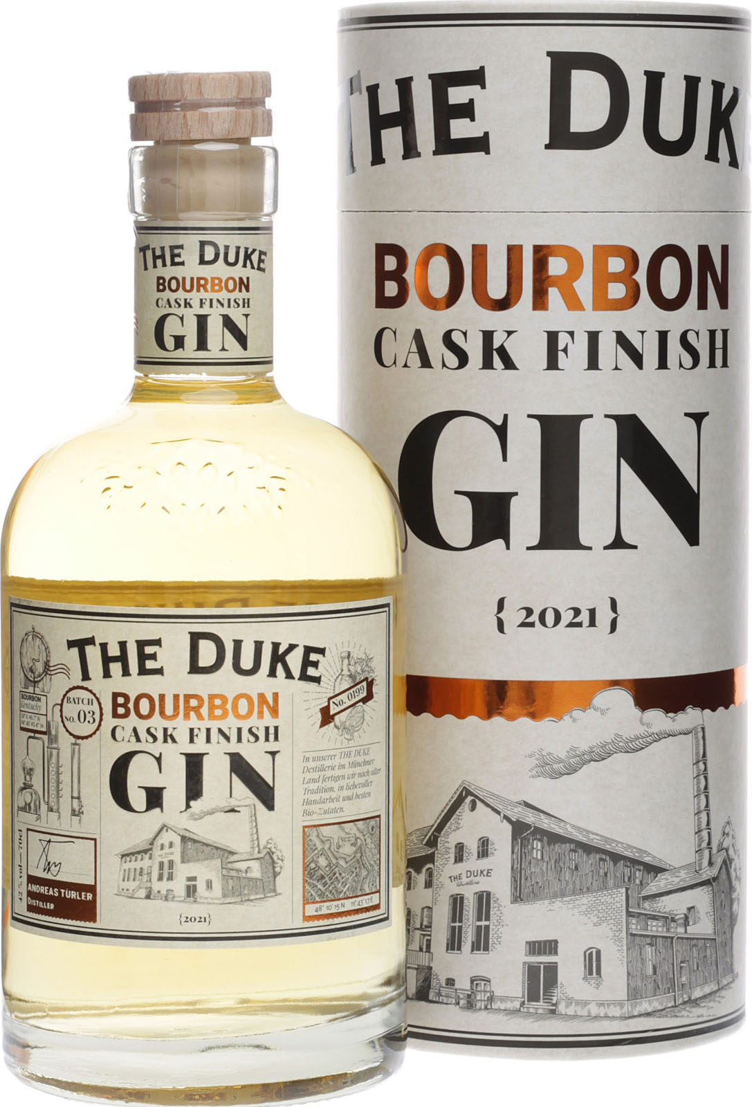 The Duke Bourbon Cask Finish Gin 0,7 Liter im Shop kauf