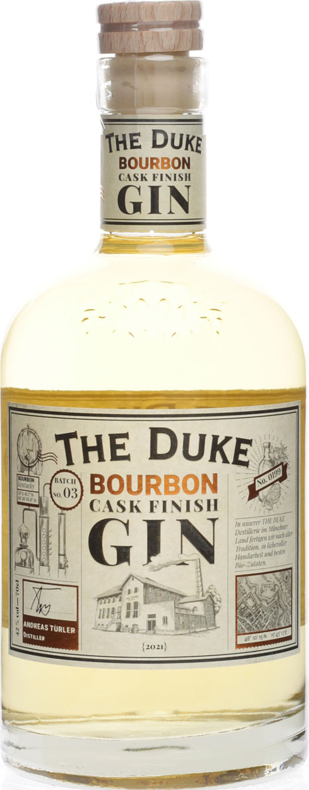 The Duke Bourbon Cask Finish Gin 0,7 Liter im Shop kauf