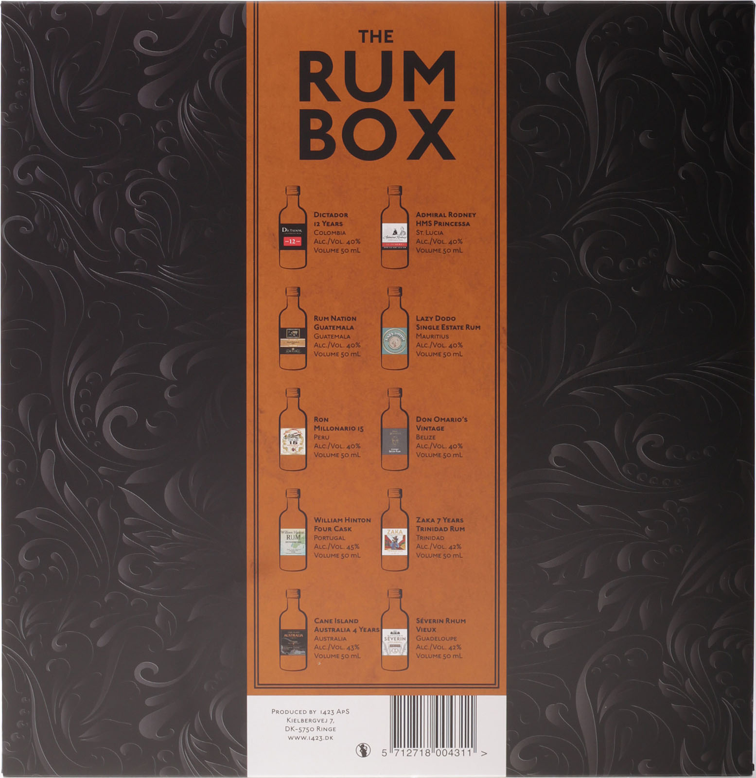 The Rum Box World Class Tasting Set 1 10x 0,05 Liter ka
