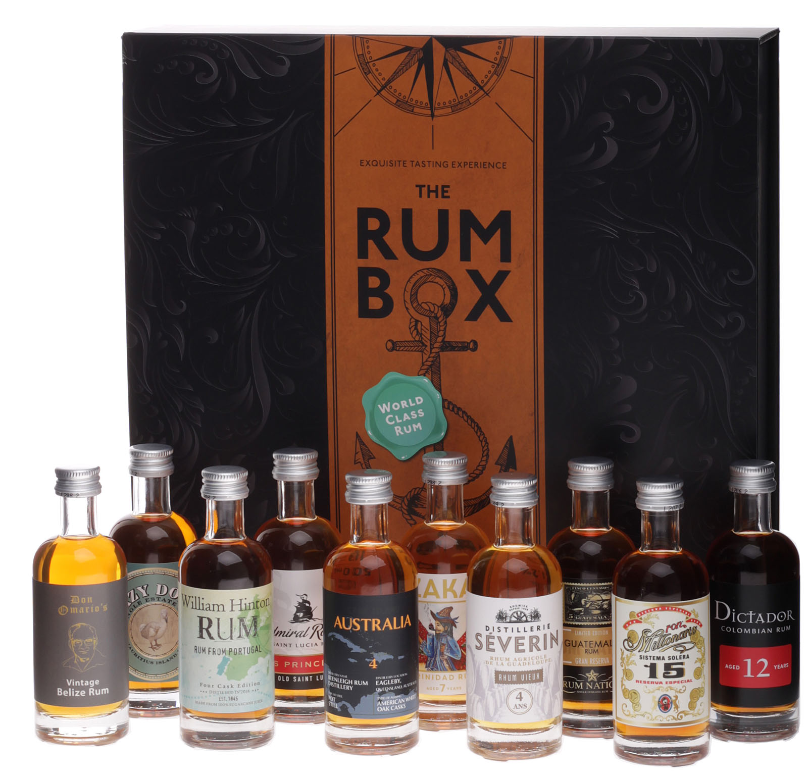 The Rum Box World Class Tasting Set 1 10x 0,05 Liter ka