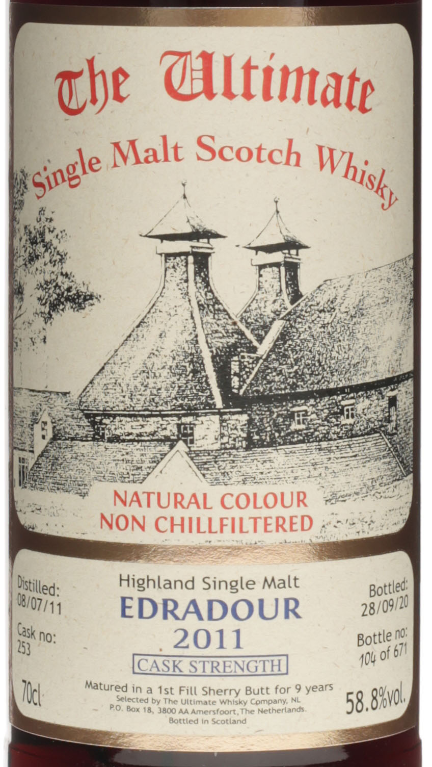 The Ultimate Edradour 9 Jahre 2011 Cask Strength bei un