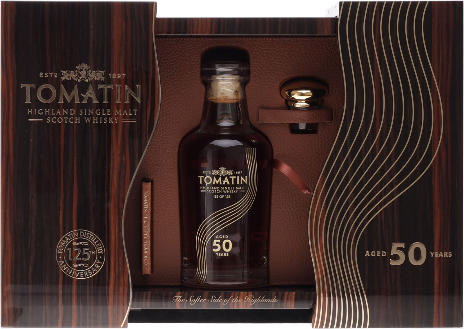 Tomatin 50 Jahre 0,7 Liter mit 0,05 Liter Miniatur 44 %