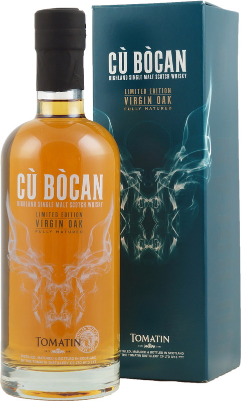 Tomatin Cù Bòcan Virgin Cask Limited Edition mit dem Ge