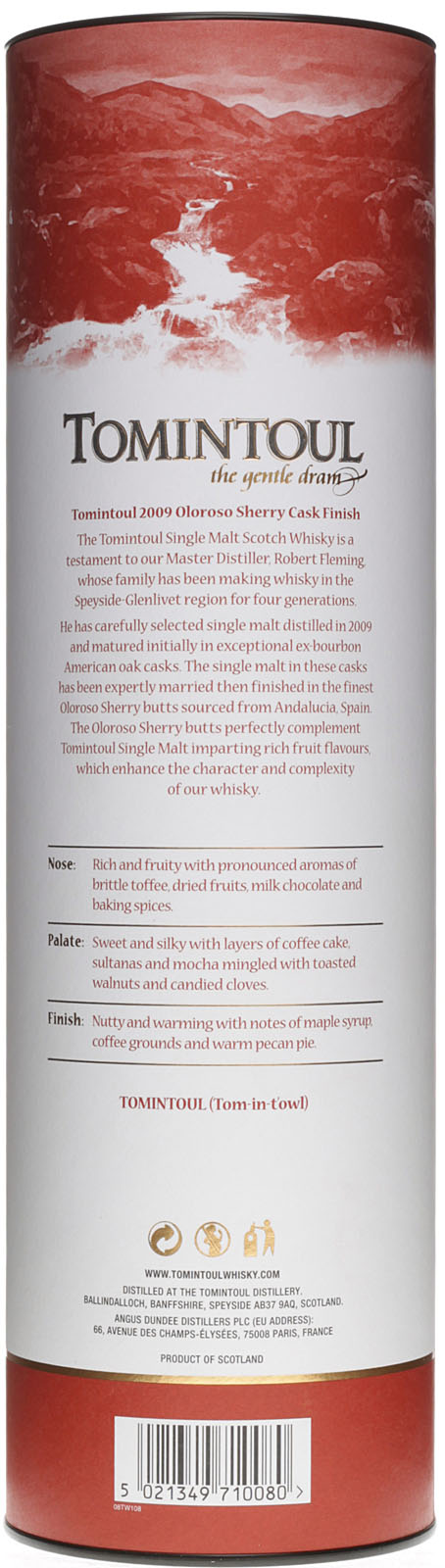 Tomintoul Oloroso Sherry Cask Finish 12 Jahre