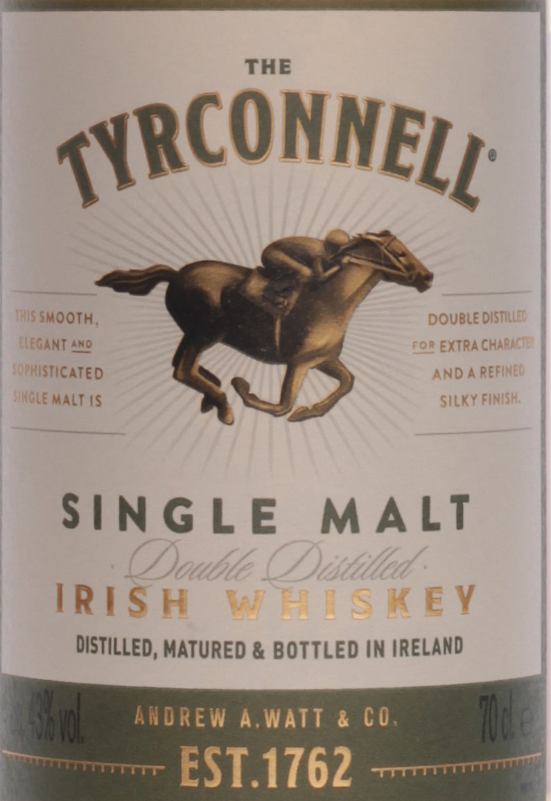 Tyrconnell Single Malt Irish Whiskey mit 700 ml und 40