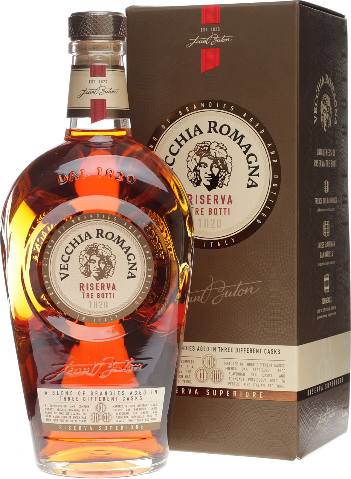 Vecchia Romagna Tre Botti hier bei uns im Shop