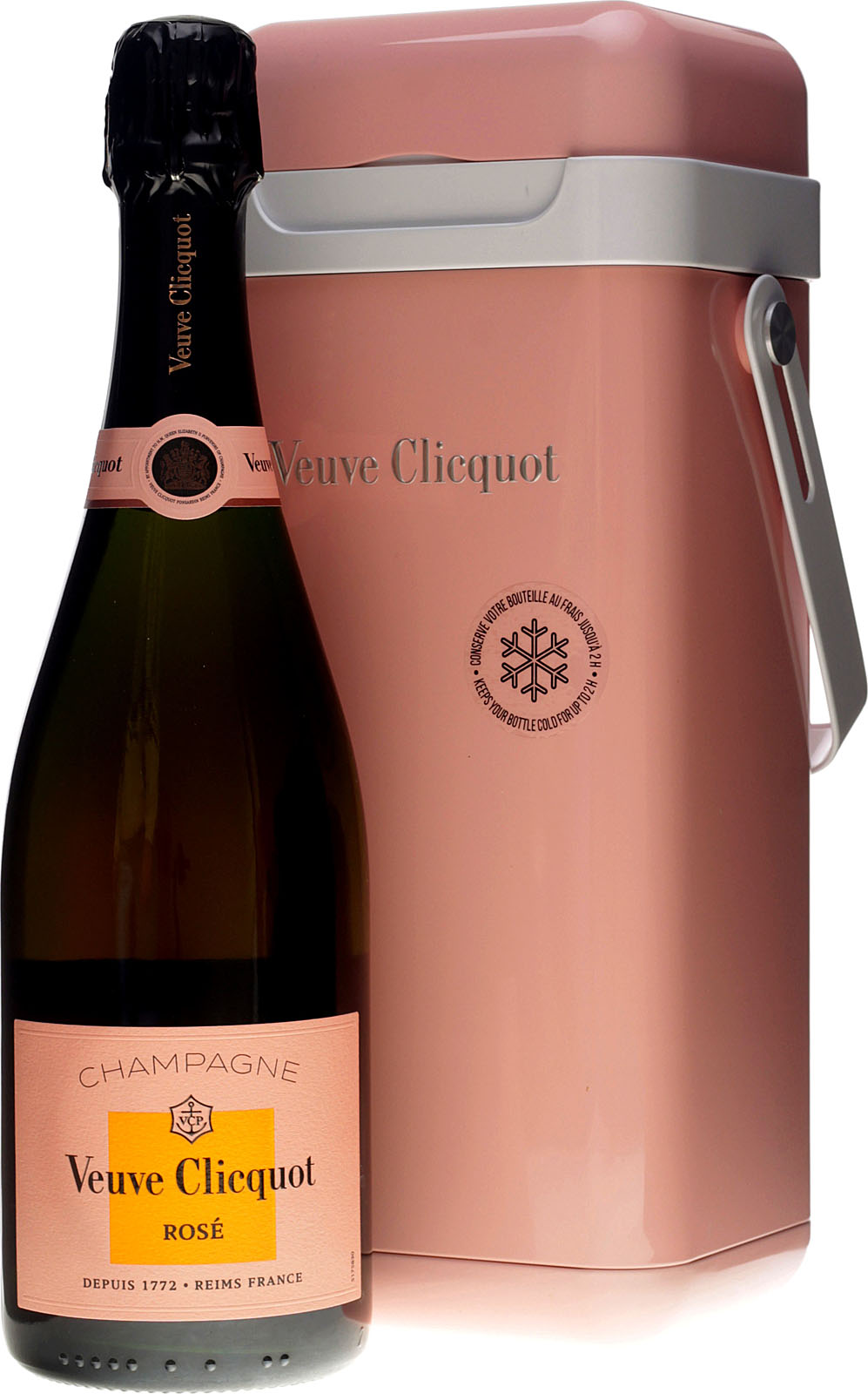 Veuve Clicquot Rose in Cooler Box hier kaufen