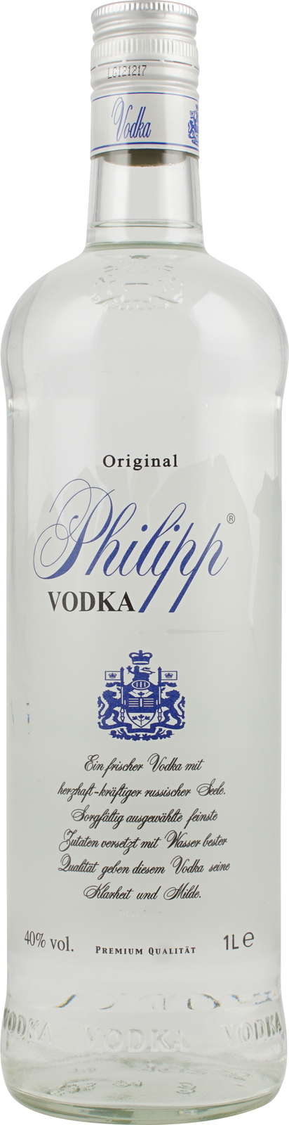 Philipp Vodka 1,0l 40% - günstige Vodkas hier im Shop