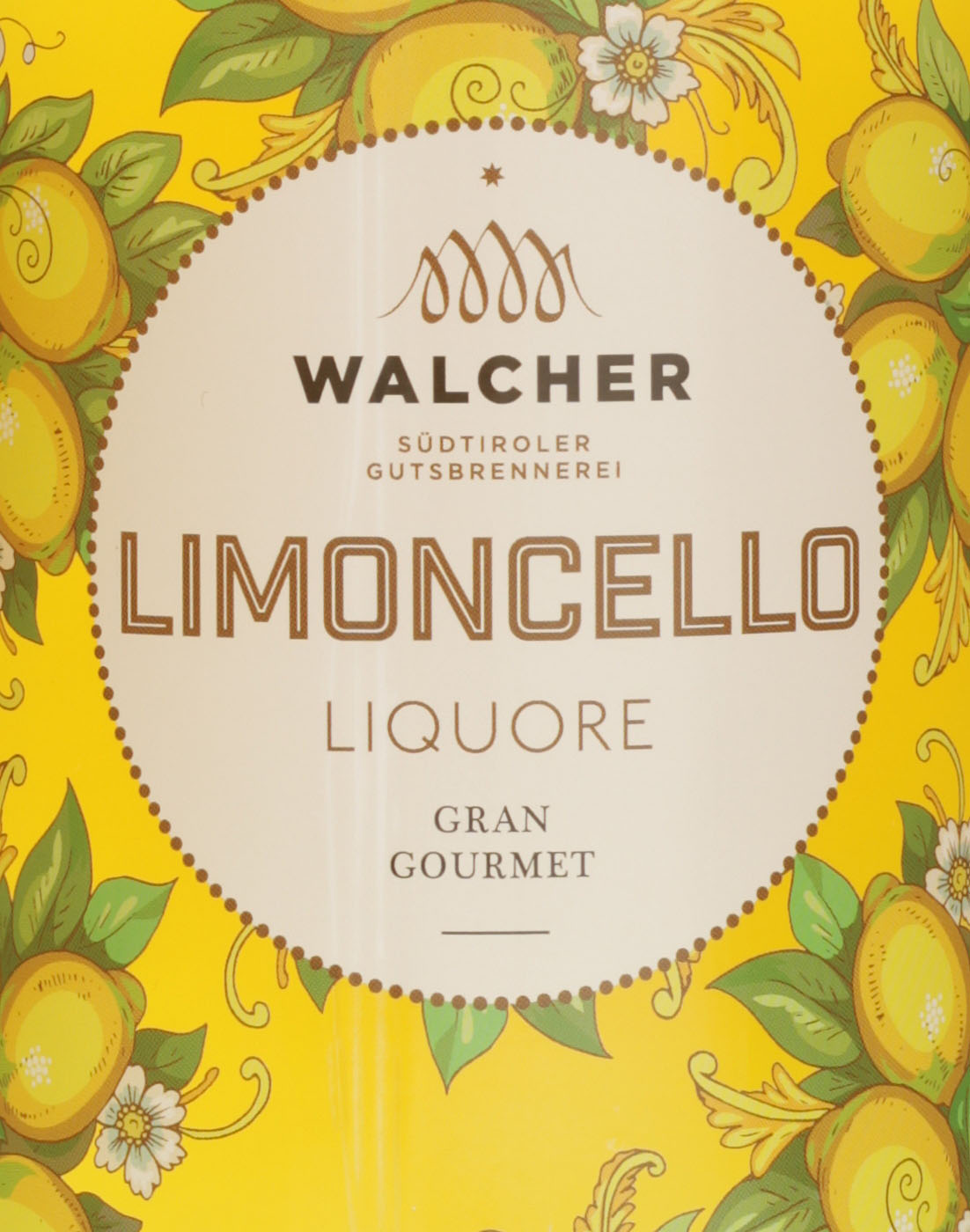 Walcher Limoncello Gran Gourmet Zitronenlikör 0,7 Liter