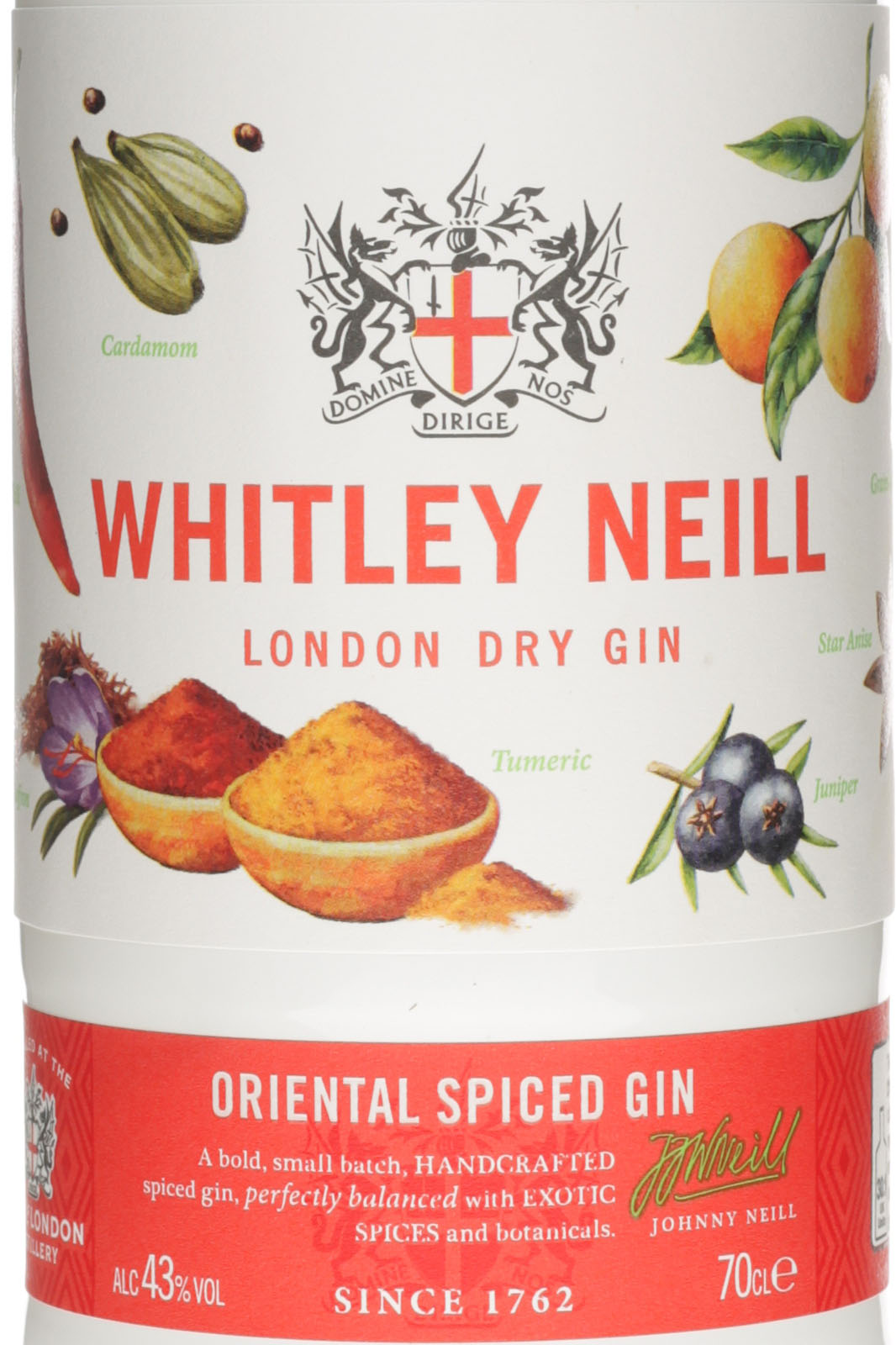 Whitley Neill Spiced Gin 0,7 Liter 43 % Vol. im Shop ka