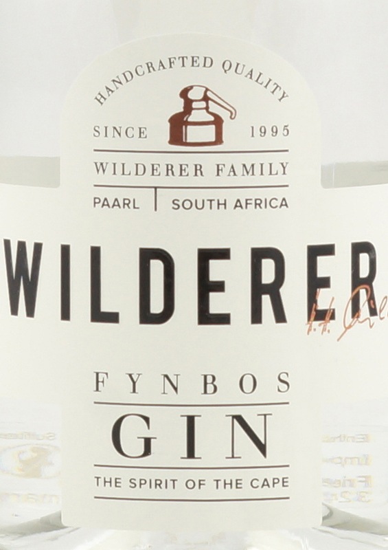 Wilderer Fynbos Gin 500ml 45 % Vol.