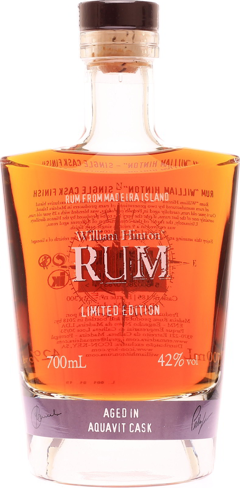 William Hinton Rum da Madeira Aquavit Cask Limited