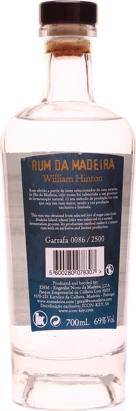 William Hinton Rum da Madeira Natural Fermentation, her