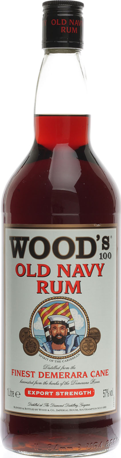 Woods Old Navy Rum 1,0 Liter 57 % Vol. im Shop kaufen.